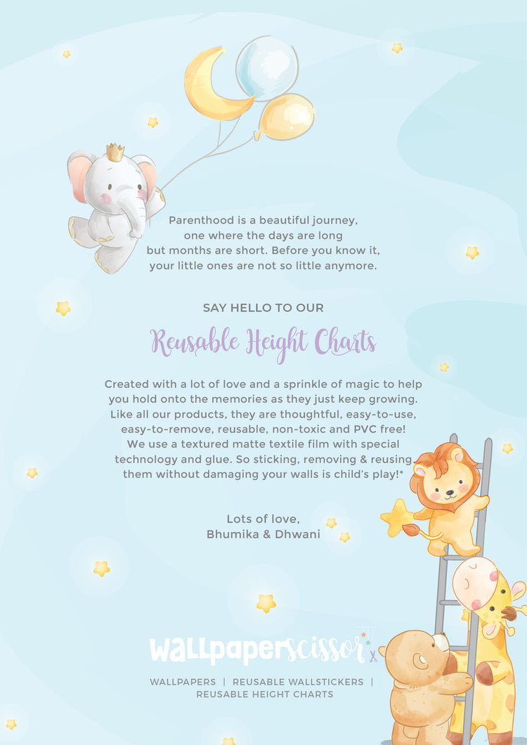 Reusable Looney Tunes Height Chart Sticker – WallPaperScissor
